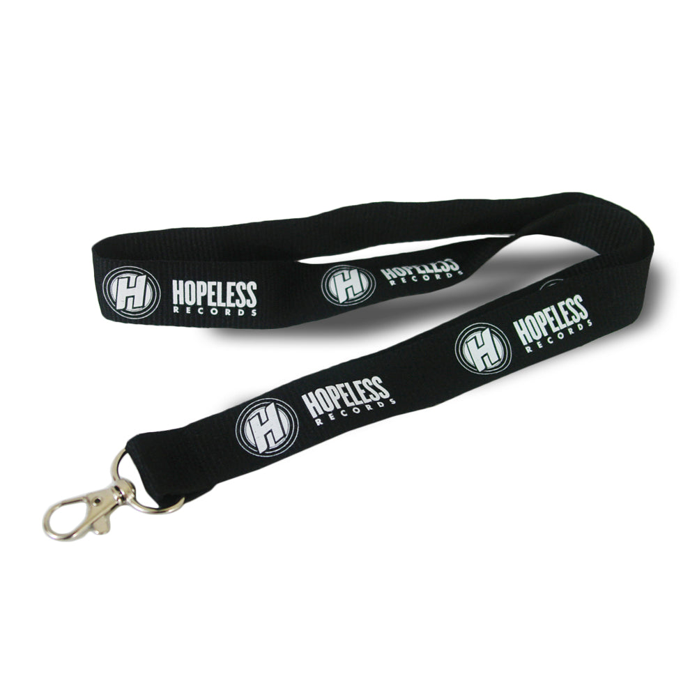 Hopeless Records Logo - Black Lanyard